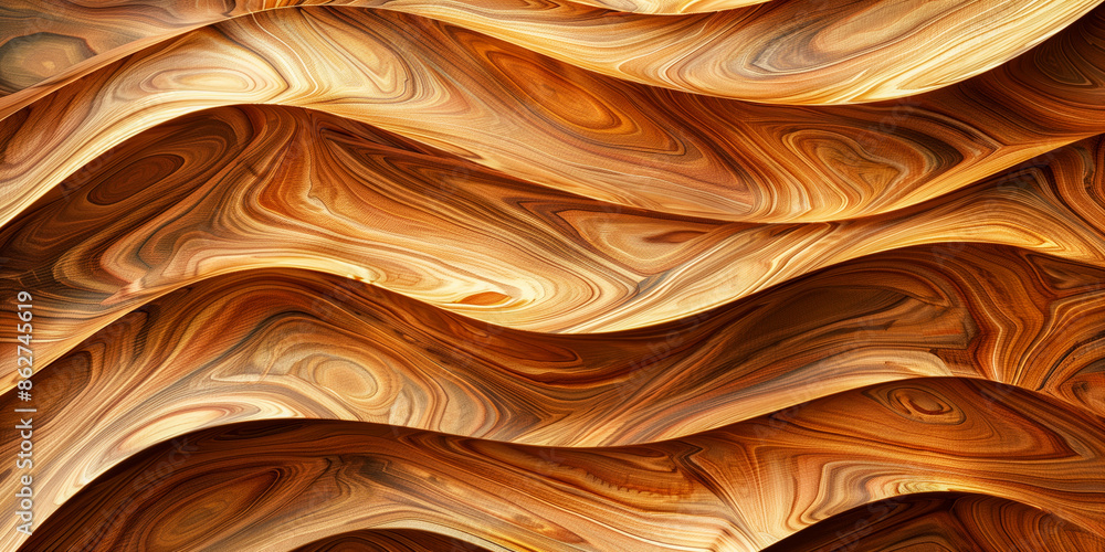 texture of wave formed wood plank background Stock Photo | Adobe Stock