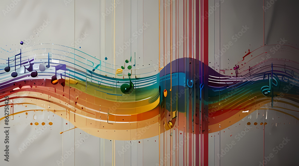 backdrop that translates the concept of harmony into visual terms, with ...