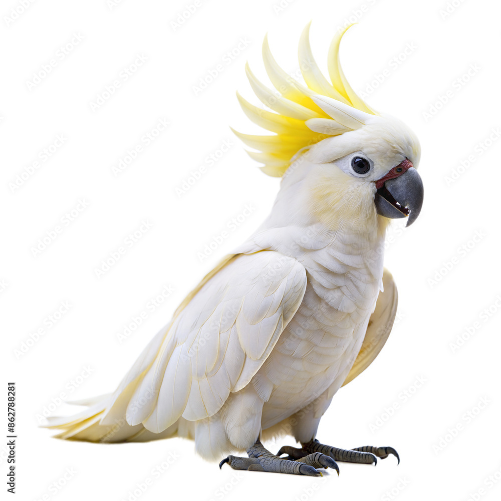 cockatoo on a transparent background Stock Photo | Adobe Stock