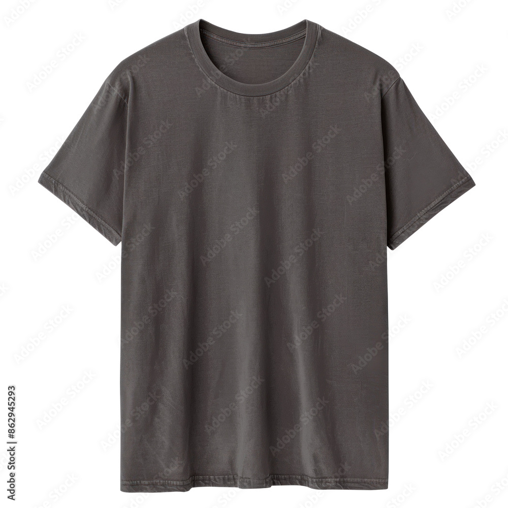 PNG Oversized Washed Out Dark Gray Blank Heavyweight Cotton T-shirt ...