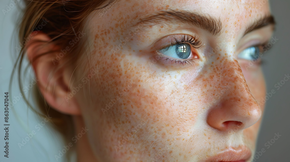 Skin health visualization Woman lichen planusComprehensive visual ...