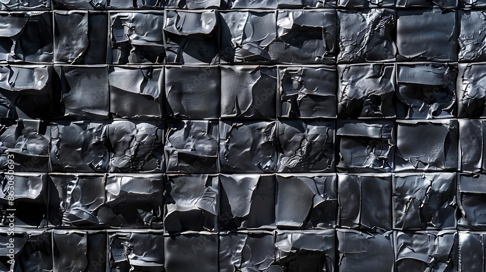Expanded Polystyrene EPSBlack thermoplastic foam material modern ...