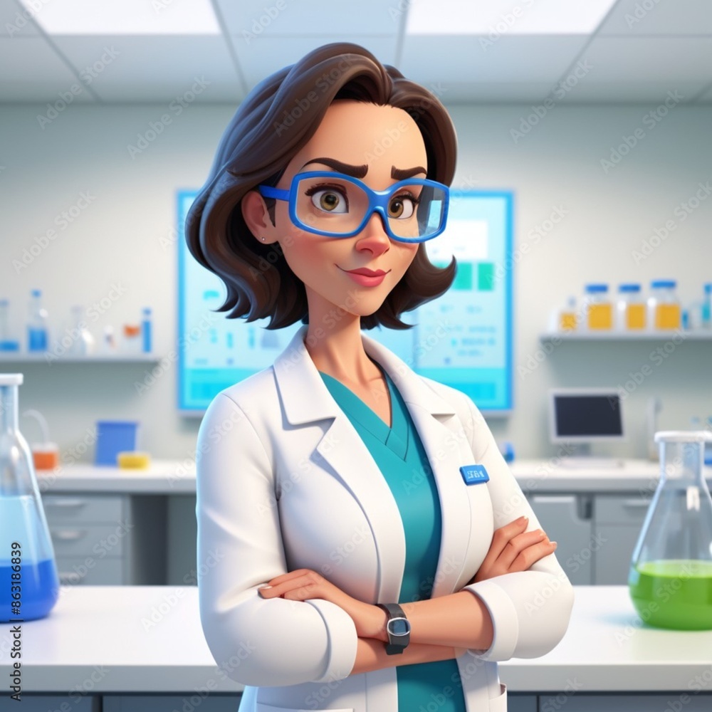 Cartoon illustration of a fair-skinned, blonde-haired Caucasian woman ...