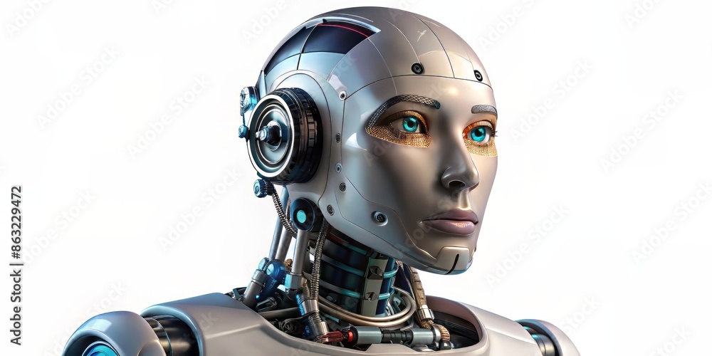 AI-powered robot with advanced language processing capabilities ...