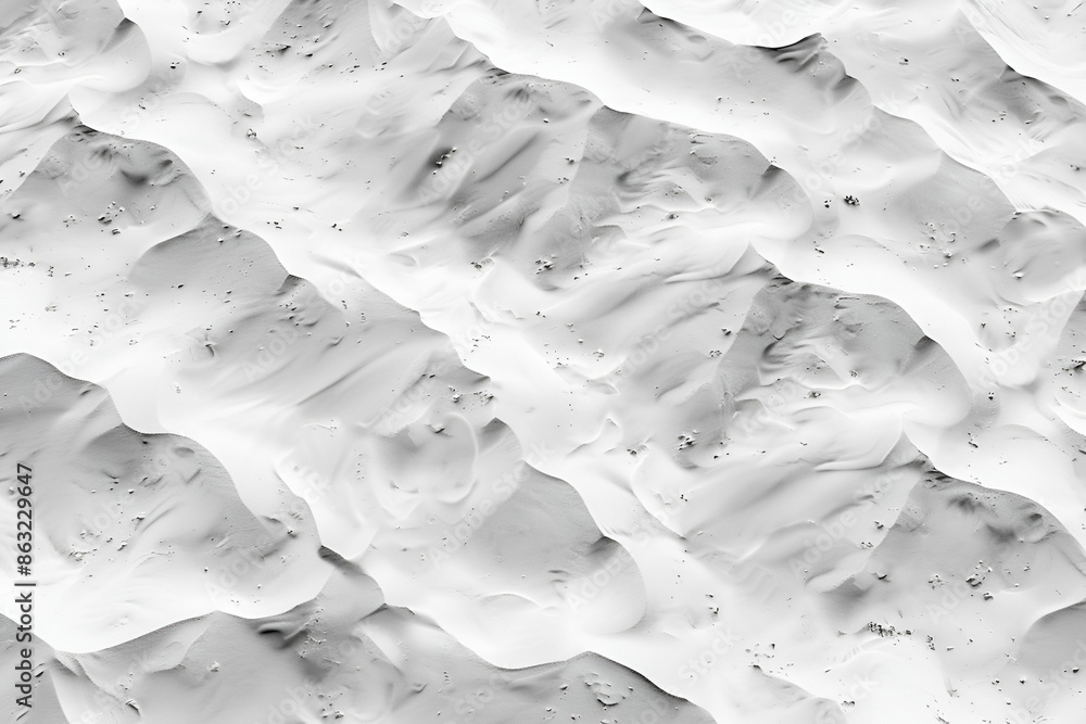 Seamless White Sandy Beach and Desert Dunes Texture: Grayscale Western ...