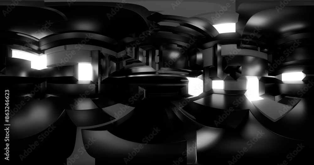 3d rendering. HDRI environment map. 360 degree spherical seamless vr ...