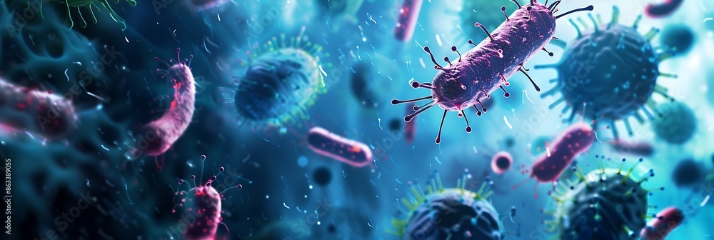 Swarm of medical microbots targeting pathogens and infections within ...