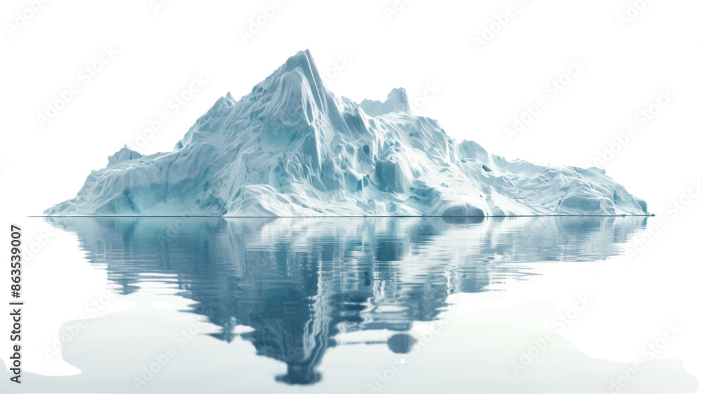 An iceberg isolated on transparent background Stock Photo | Adobe Stock