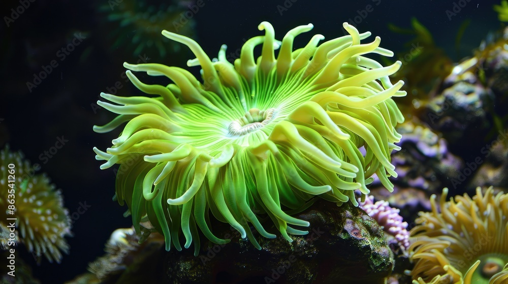 Species of intertidal sea anemone known as the Anthopleura ...