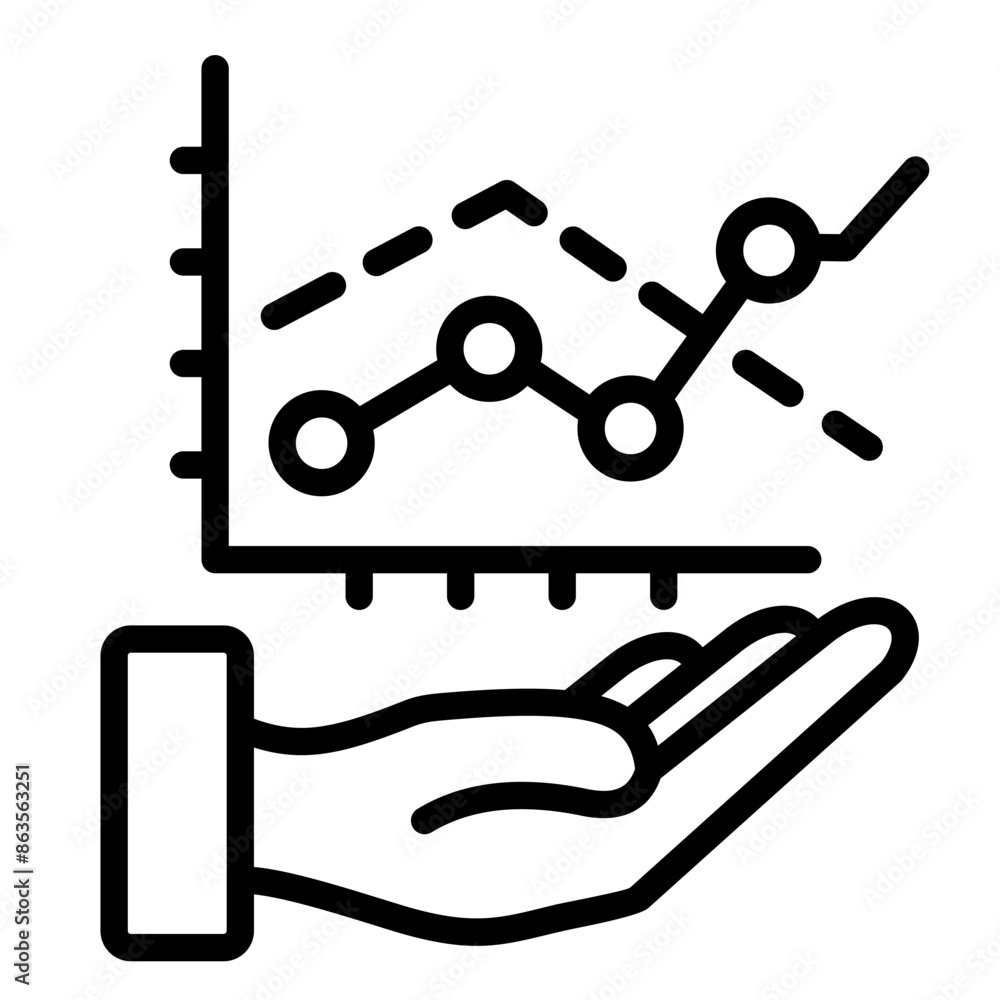 Control Charts Icon Stock Vector | Adobe Stock