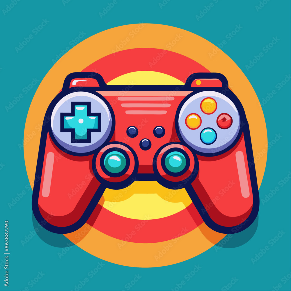 gaming controller clipart cartoon Illustration drawing Stock Vector ...