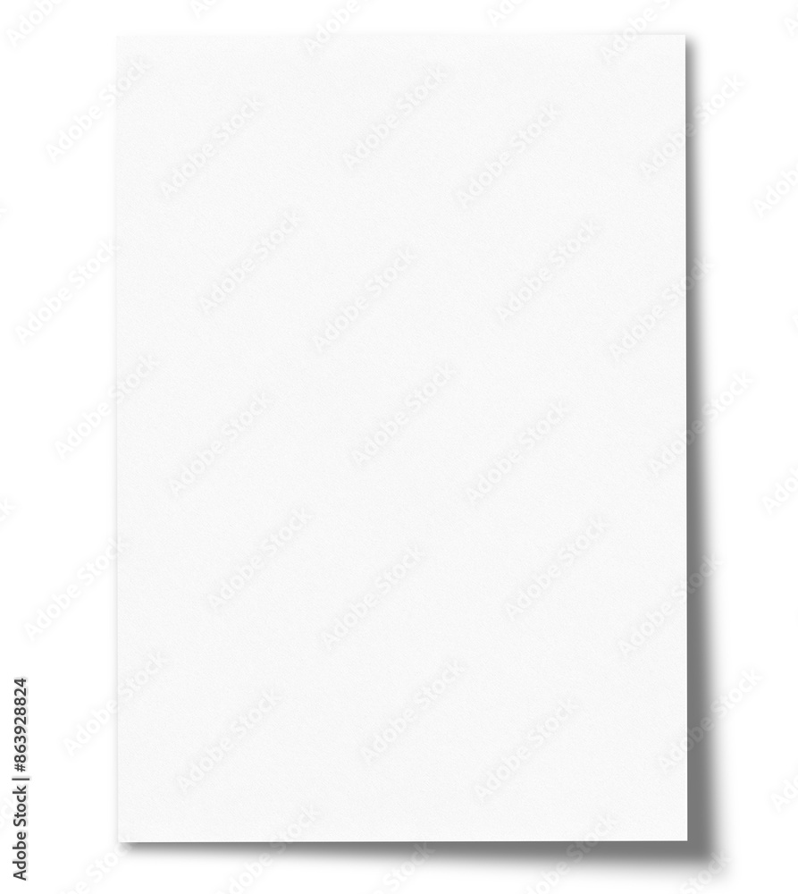 Flyer A4 Mock up with shadow overlay. Template for magazine, poster ...