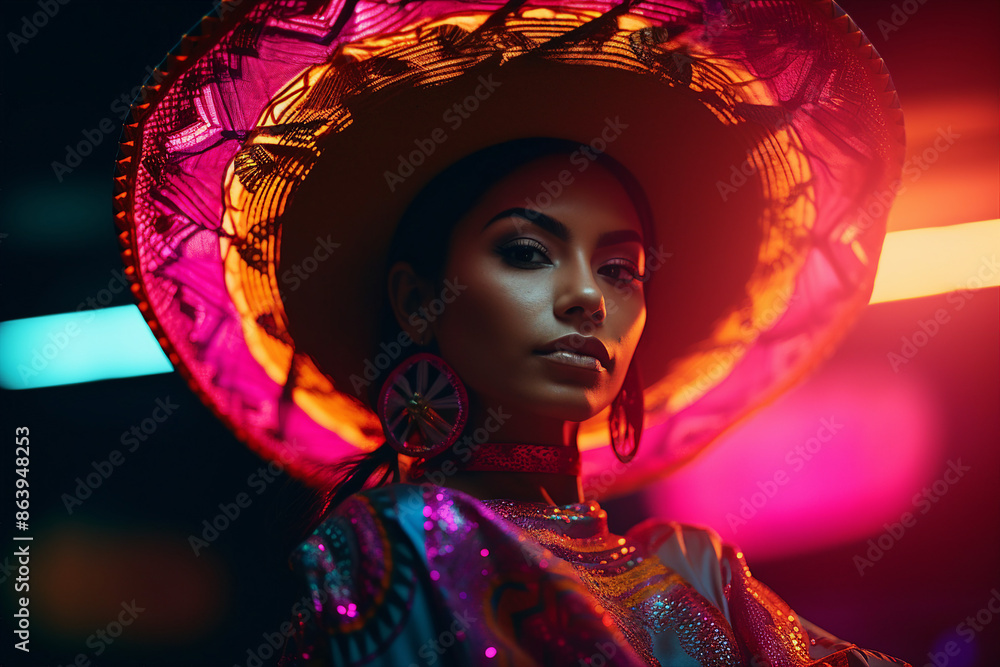 Beautiful woman dances in the Rio Carnival the most famous festival in ...