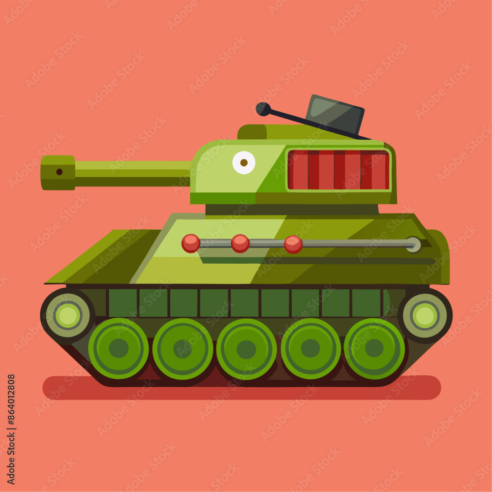 Vector de Stock tank clipart cartoon Illustration drawing | Adobe Stock