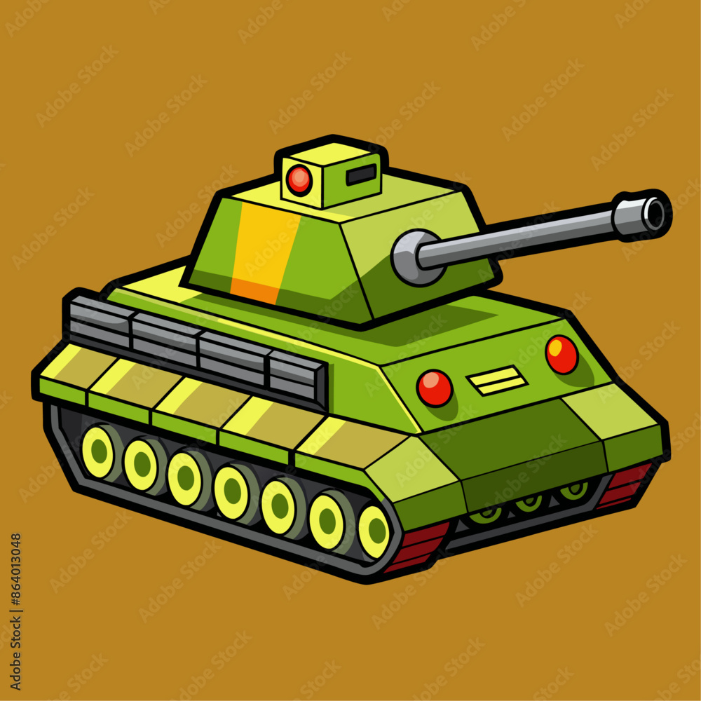 tank clipart cartoon Illustration drawing Stock Vector | Adobe Stock