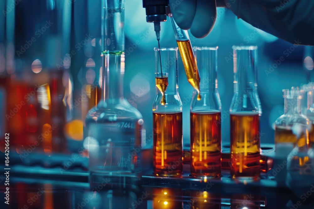 Chemistry laboratory research, experiments, and projects: science, test ...