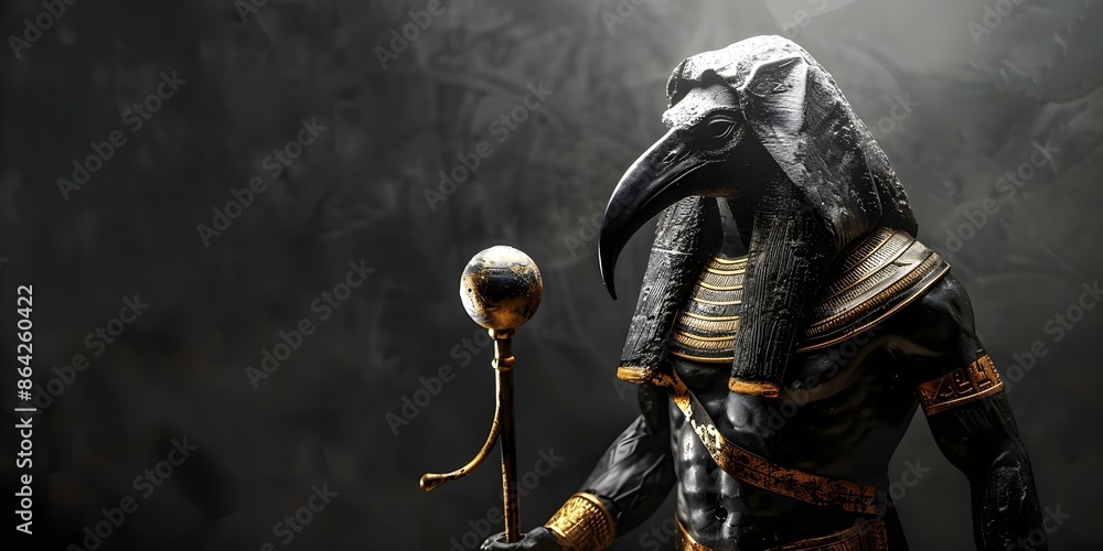 Thoth Hermes Trismegistus fictional deity in ancient EgyptianGreek ...