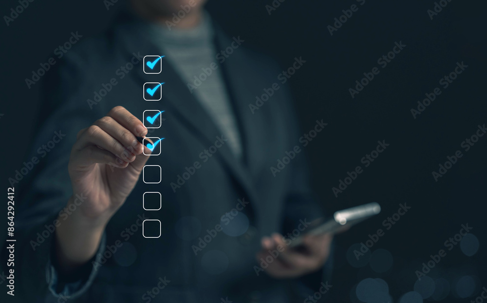 Reviewing and completing online survey forms document management system ...