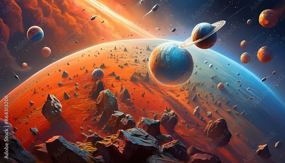 Mars planet, terraforming, Set up a human colony on the planet Mars ...