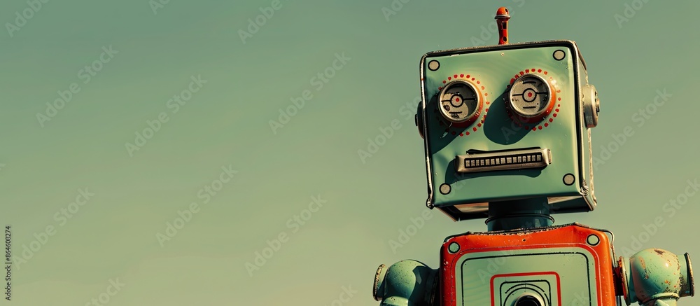 An antique robot tin toy ideal for collectors and nostalgia brings a ...