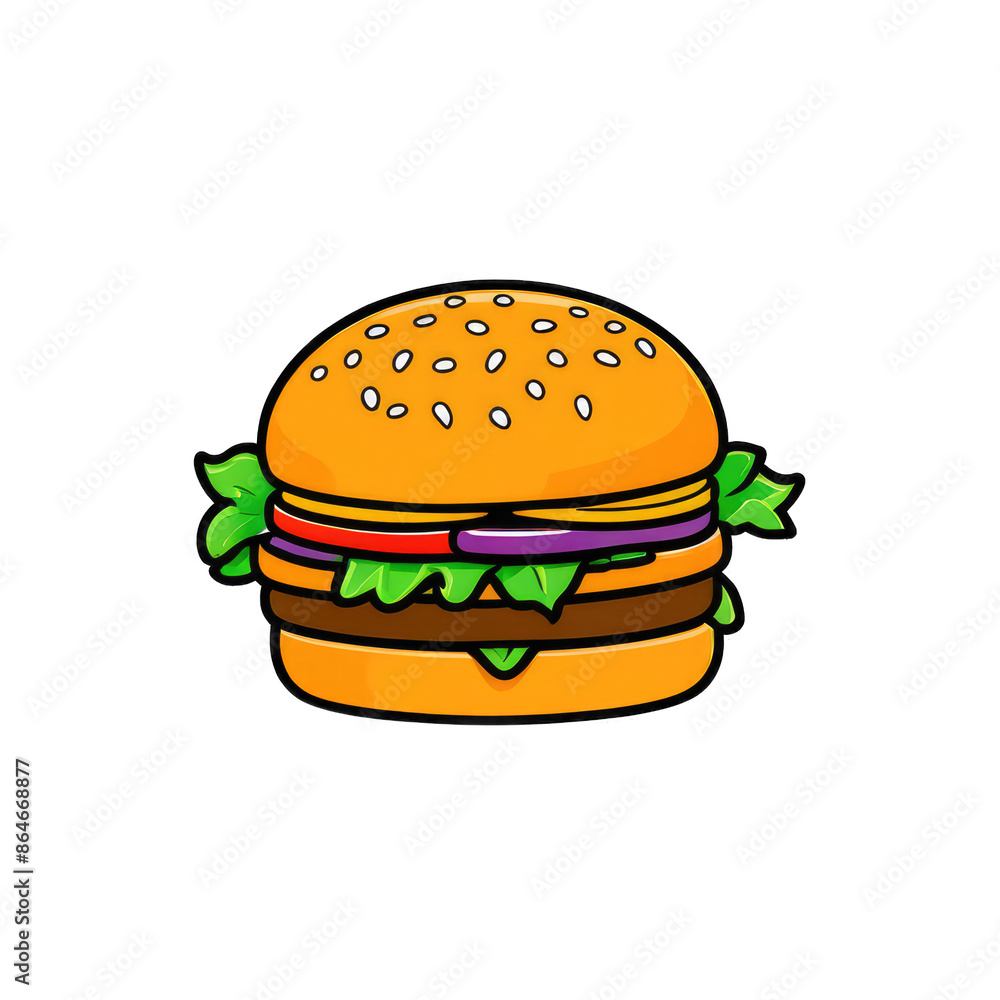 Cheeseburger Cartoon PNG, Transparent Background, Cute Cheeseburger ...