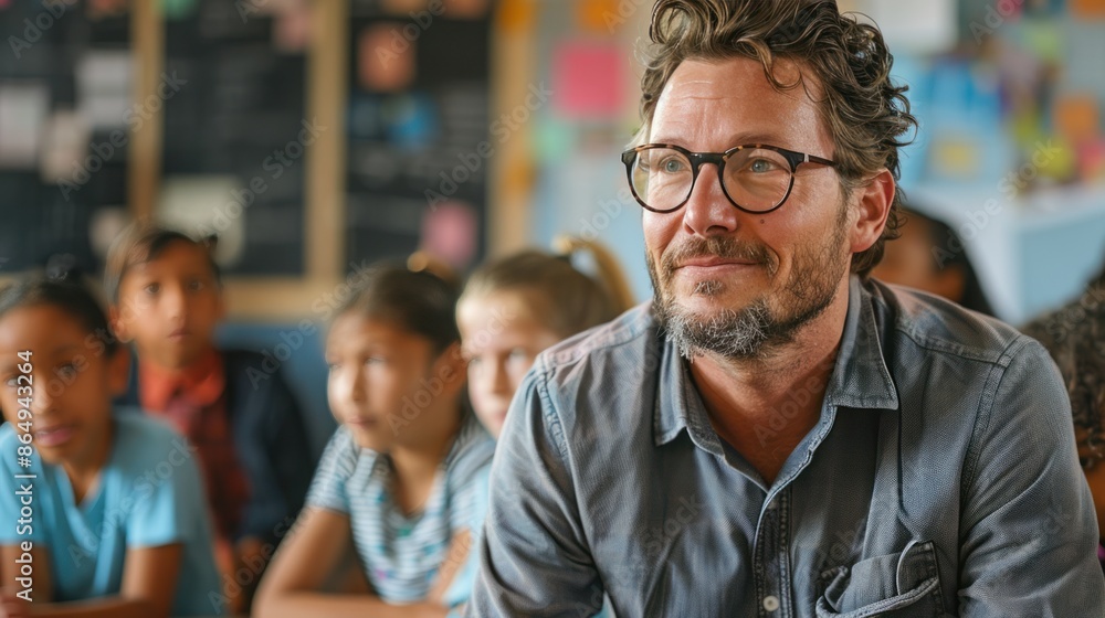 passionate teacher engaging students with their enthusiasm and ...