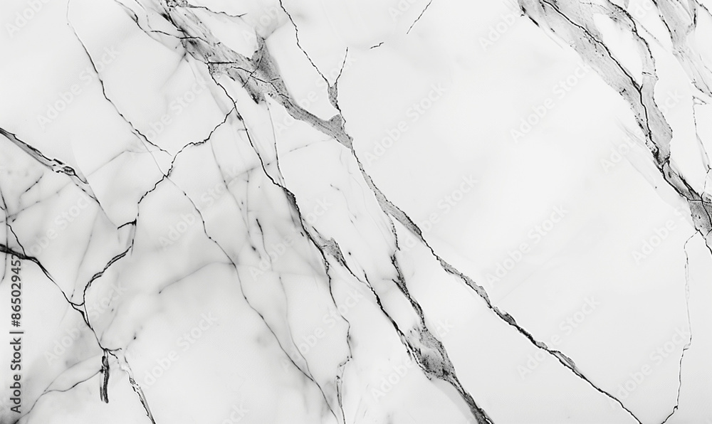 realistic front view of a white Statuary Marble slab, featuring clear ...
