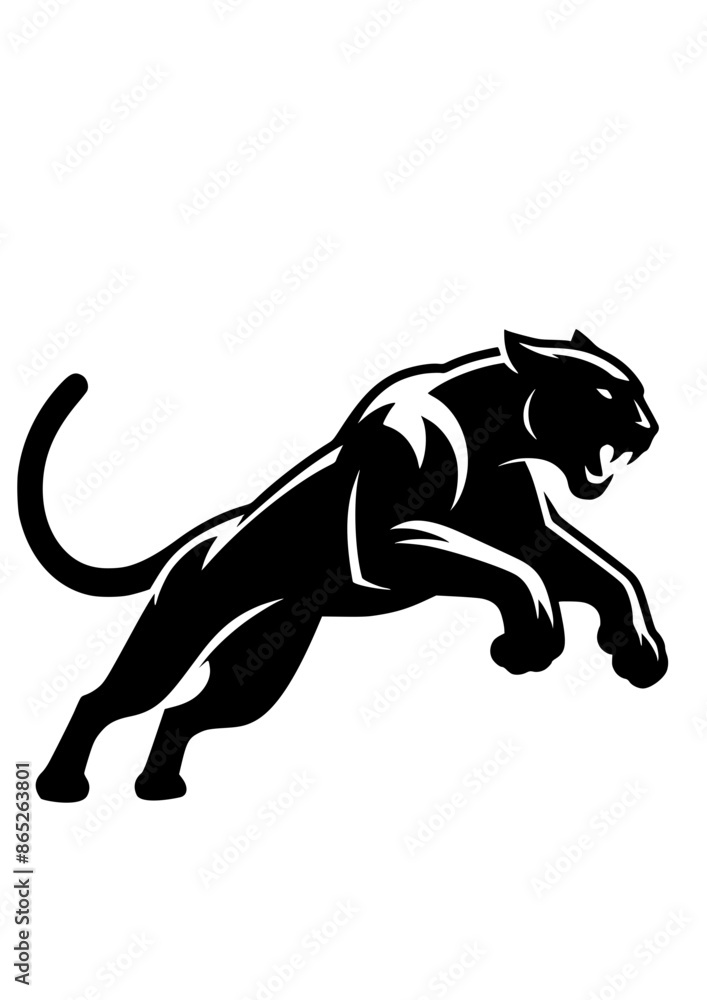 Panther SVG, Angry Panther, Dangerous animals SVG, Jungle SVG, Tiger ...