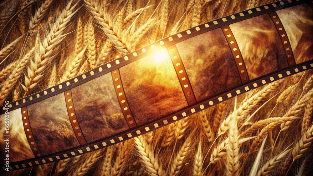 Authentic retro film texture with organic grain, subtle burn, and ...