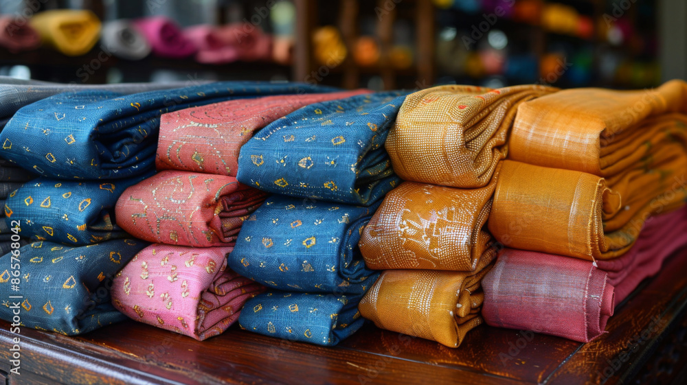 Sample fabric catalog that has variety of Japanese linen , Italian ...