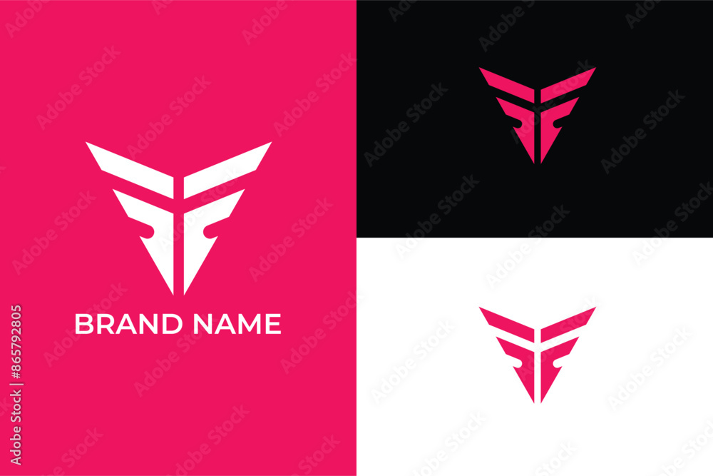 initial letter FF F elegant vector emblem Premium business logotype ...