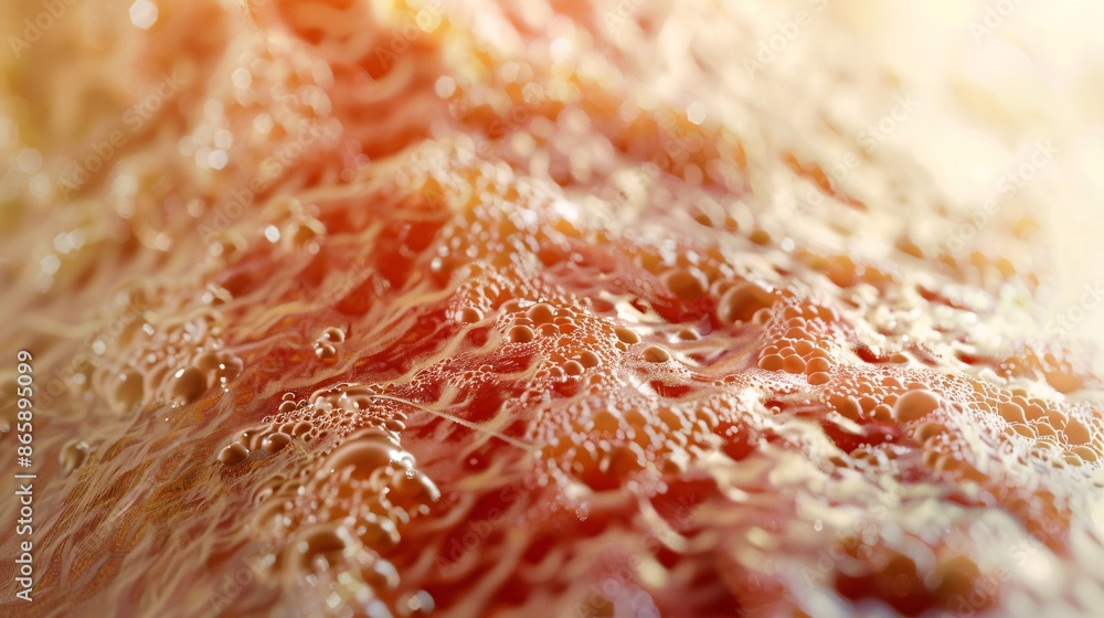 Clear view of a fungal skin infection with scaling and redness ...