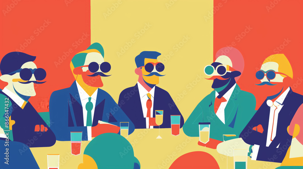 Inner circle, management, upper management, bosses, leadership team ...