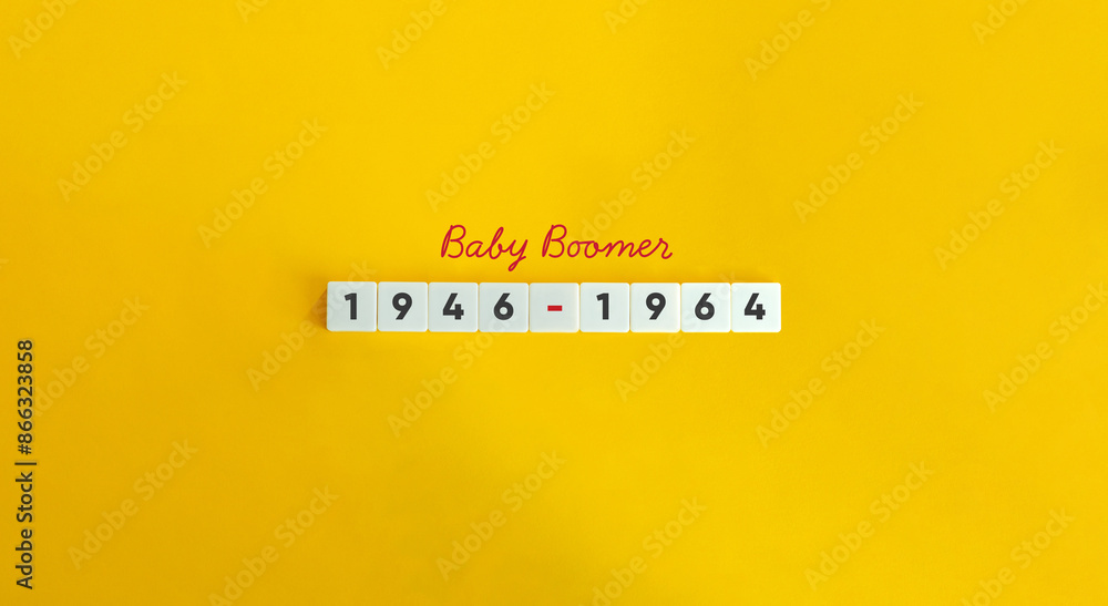 Baby Boomer Generation Concept Image. Text on Block Letter Tiles on ...