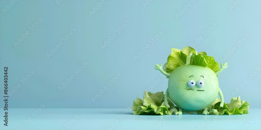 Cute cartoon monster with taco shell body and friendly face on banner ...