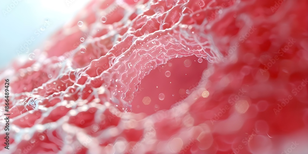 Possible lymph node issue Microscopic view of inflamed human lymph node ...