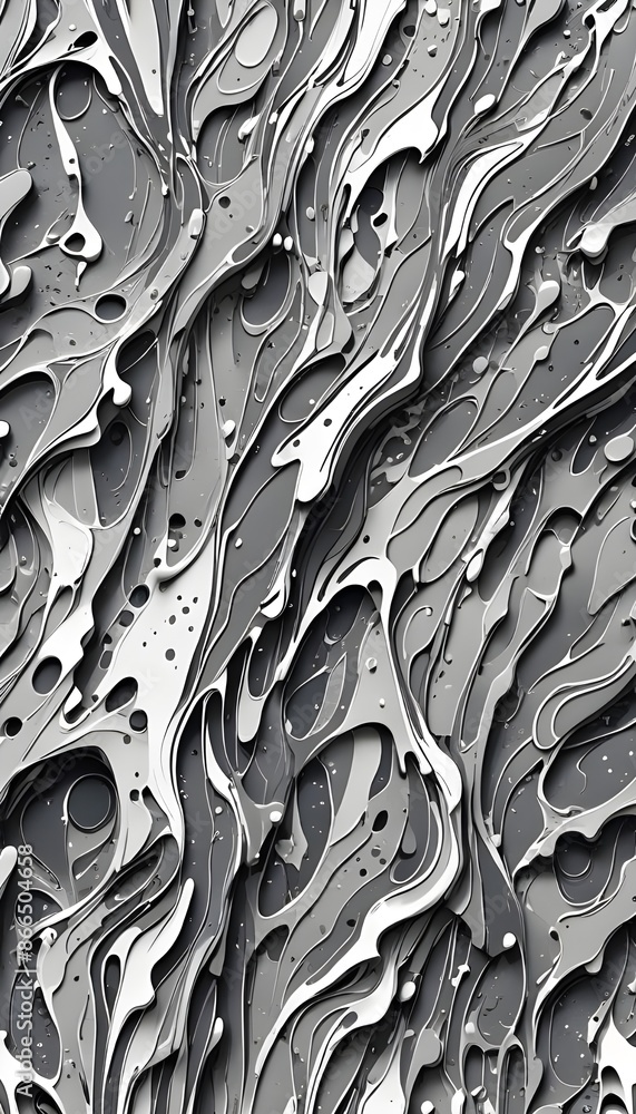 Paint effect. Wavy background. Hand drawn waves. Stripe texture with ...