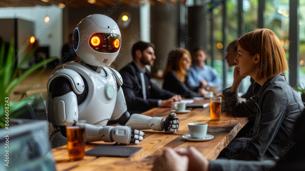 AI-Powered Robot: Transforming Corporate Decision-Making Stock Photo | Adobe Stock