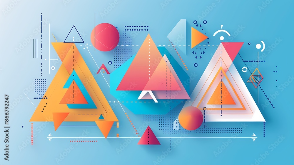 Infographic on Types of Triangles illustrating properties and ...