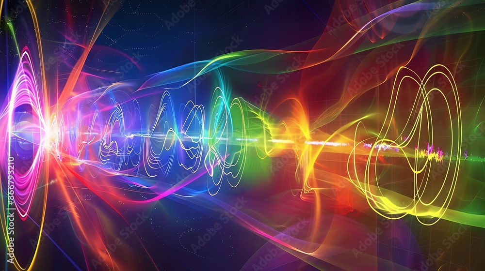 Comparative chart illustrating different region of electromagnetic ...