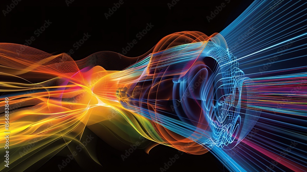 Educational chart Fluid Dynamics detailing principles of fluid flow ...