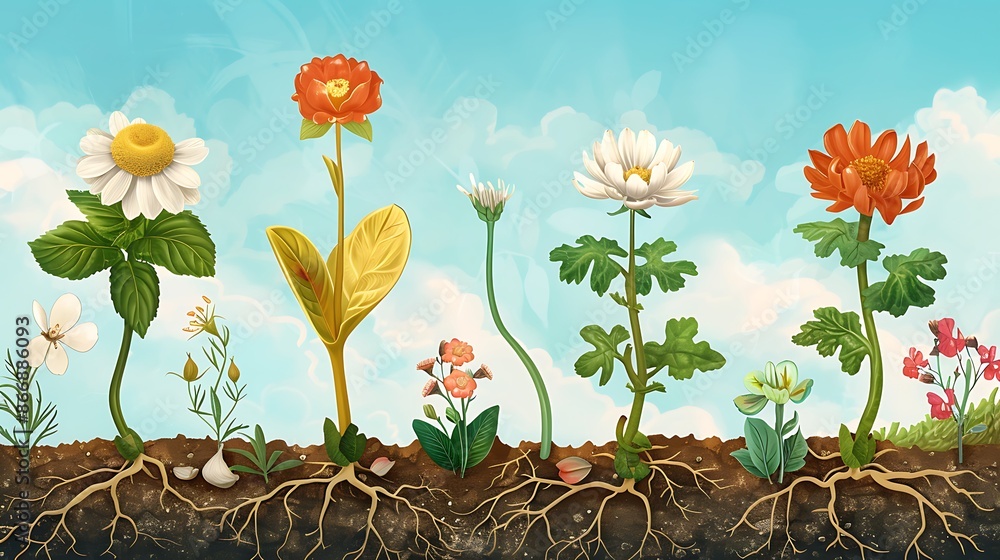 Ilustración de Stock Infographic illustrating the life cycle of a ...