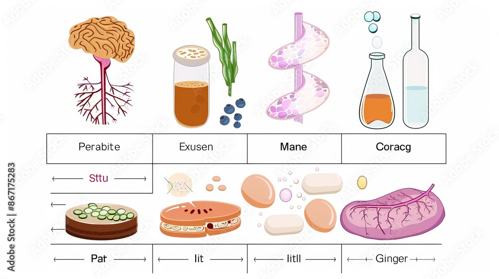 Visual guide to fermentation, glycolysis, pyruvate conversion, ethanol ...