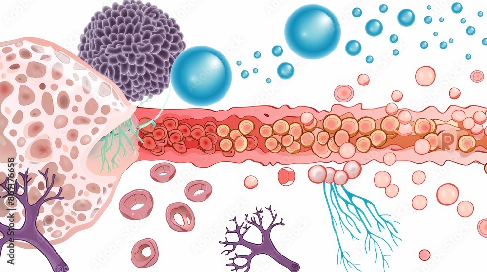 Detailed diagram of oxidative phosphorylation, highlighting electron ...