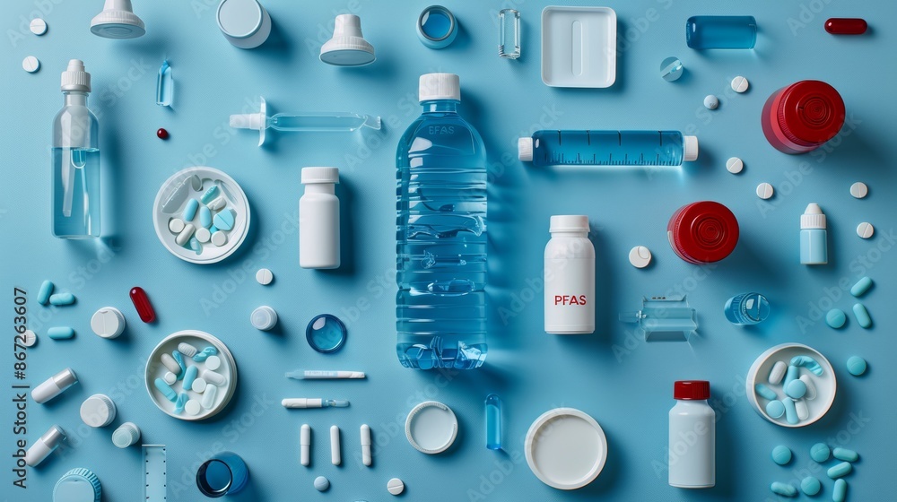 PFAS exposure warning sign highlights health risks from plastic items ...