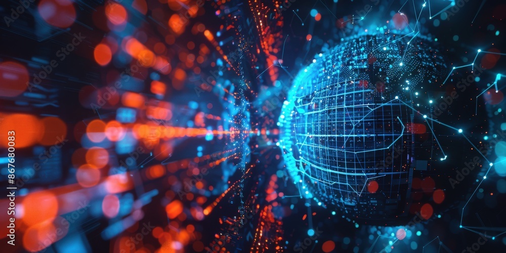 Futuristic Quantum Computing Architecture Neural Network Algorithms Powered By Blockchain