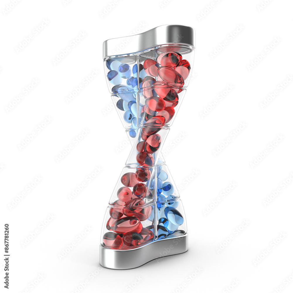Realistic 3D DNA Model PNG Images | High-Quality DNA Modeling ...
