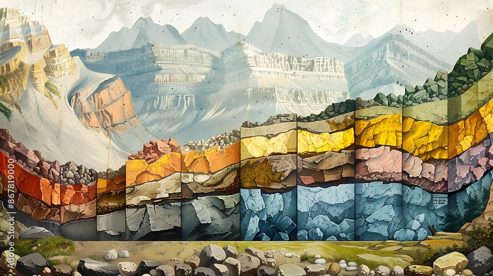 Educational chart showing the major types of rocks igneous sedimentary ...