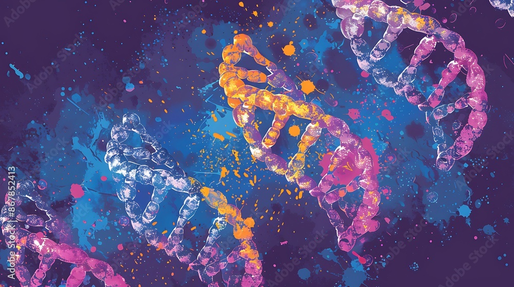 Ilustración de Stock Educational chart Genetic Mutations Disorders ...