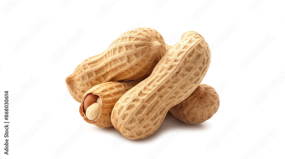 Peanuts isolated on a transparent background Stock Photo | Adobe Stock